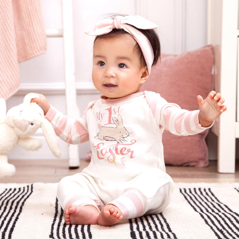 My 1st Easter Cotton Romper - 0-3M – Tesa Babe
